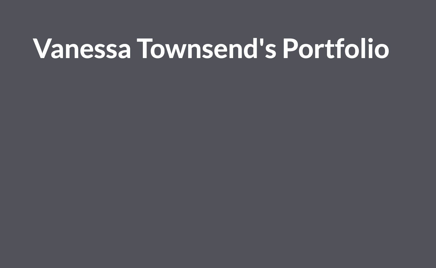 Vanessa Townsend